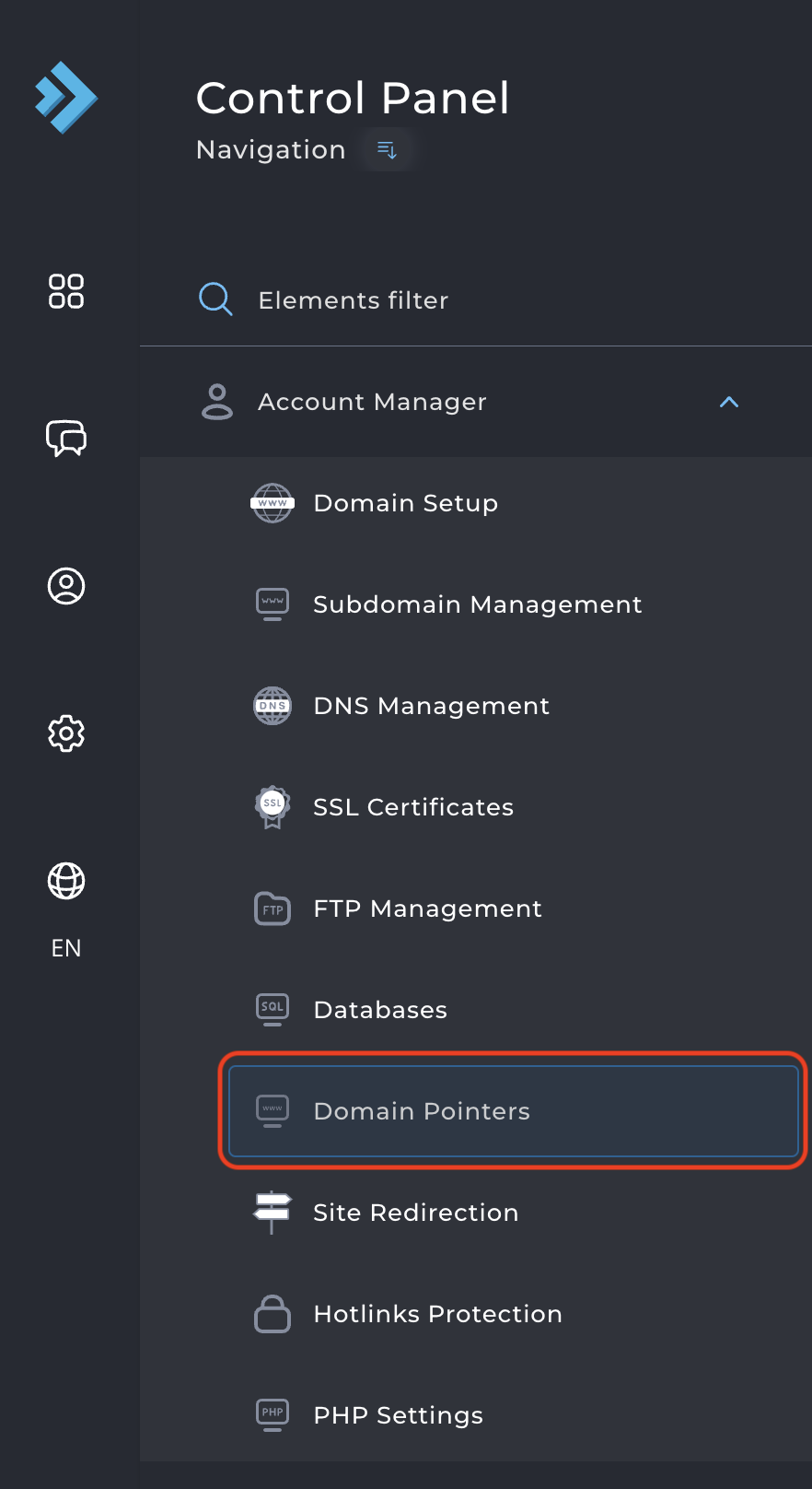 วิธีทำ Domain Pointer [Evolution Skin] - Ruk-Com Hosting